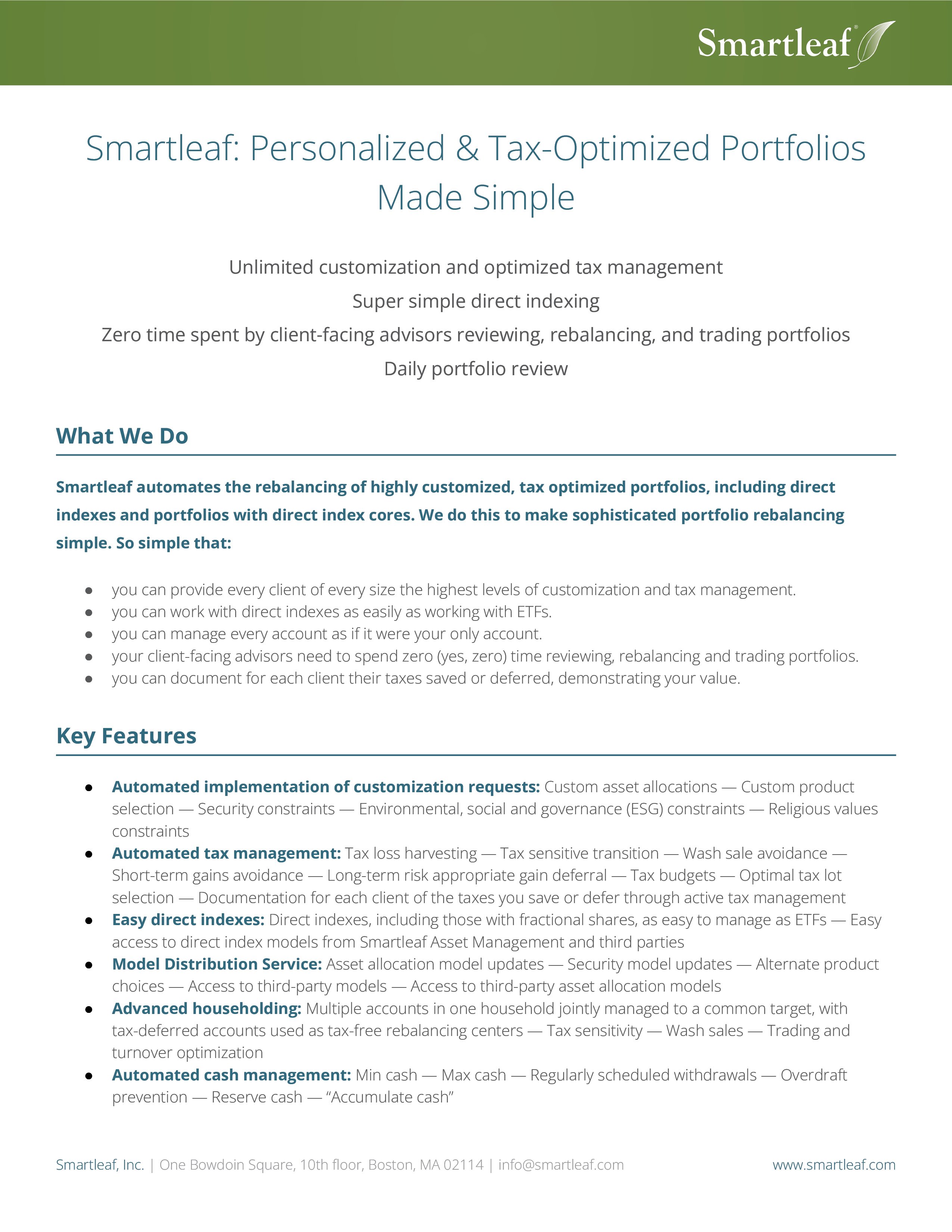Smartleaf Overview | Smartleaf